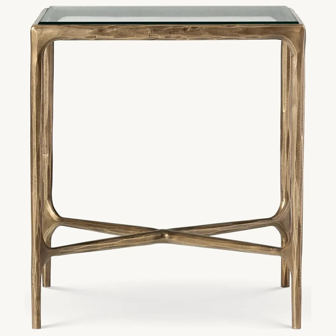 Thaddeus Glass Square Side Table – VANCEI SPACE