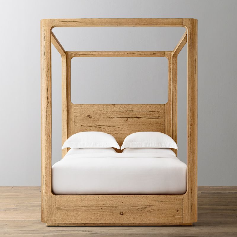 Osla Wood Canopy Bed – VANCEI SPACE